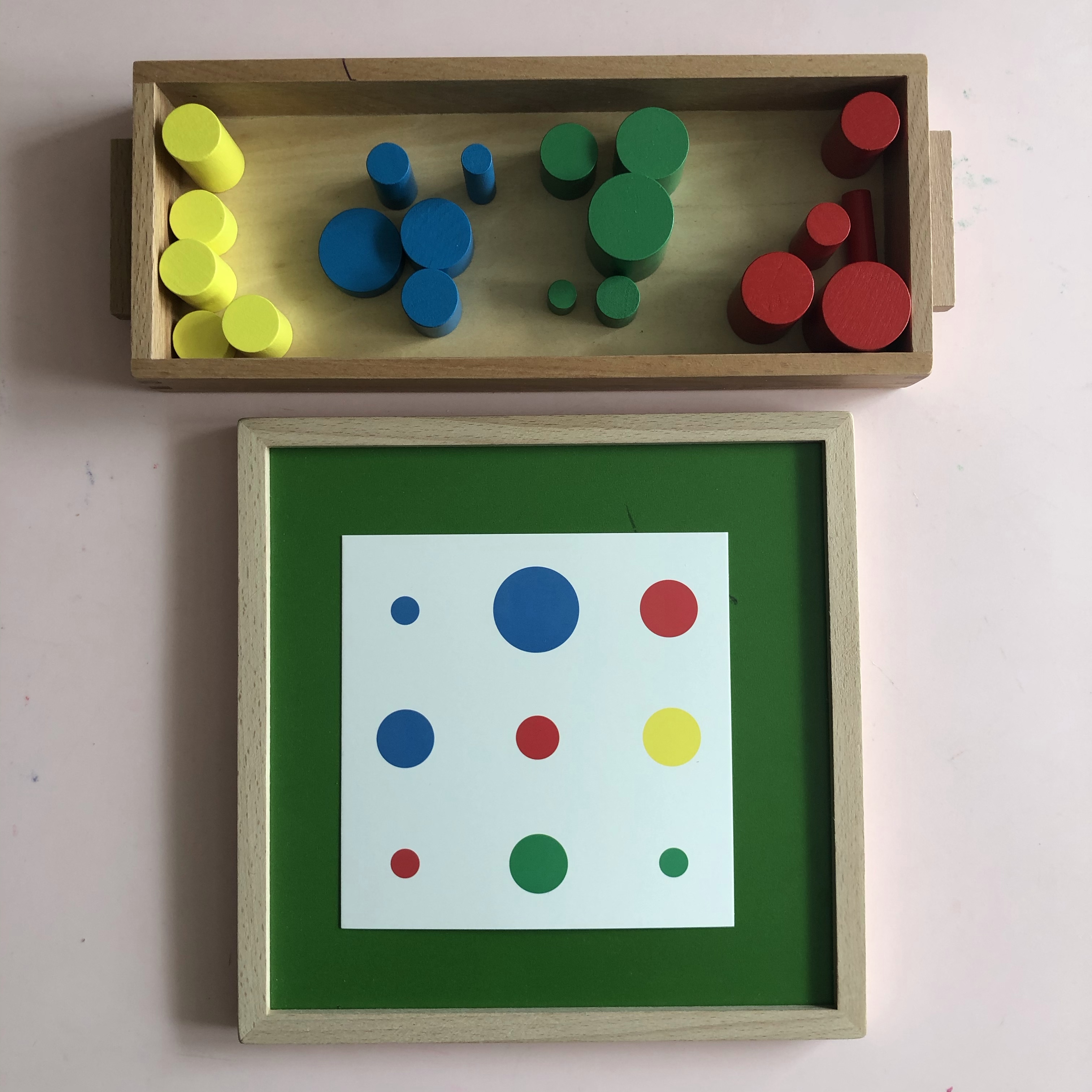 Toddler activity: Matching shape, size and colour recognition activity ...